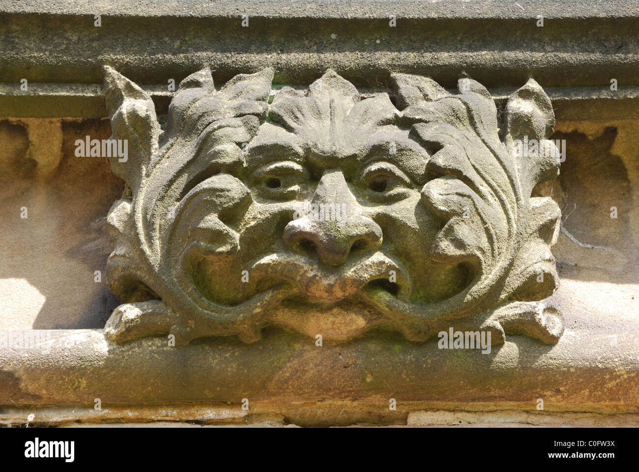Green man carving church hi-res stock photography and images - Alamy
