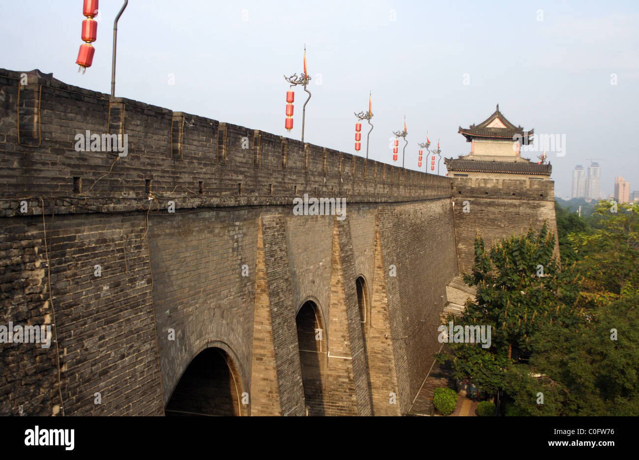 Ancient city wall of Xi'an, China Stock Photo - Alamy