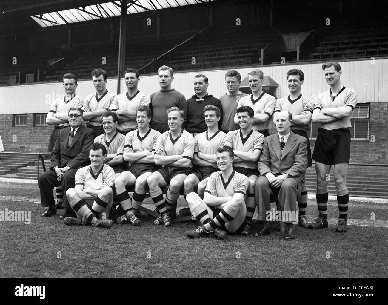 Wolverhampton Wanderers FC League Championship team 1958 Stock Photo ...