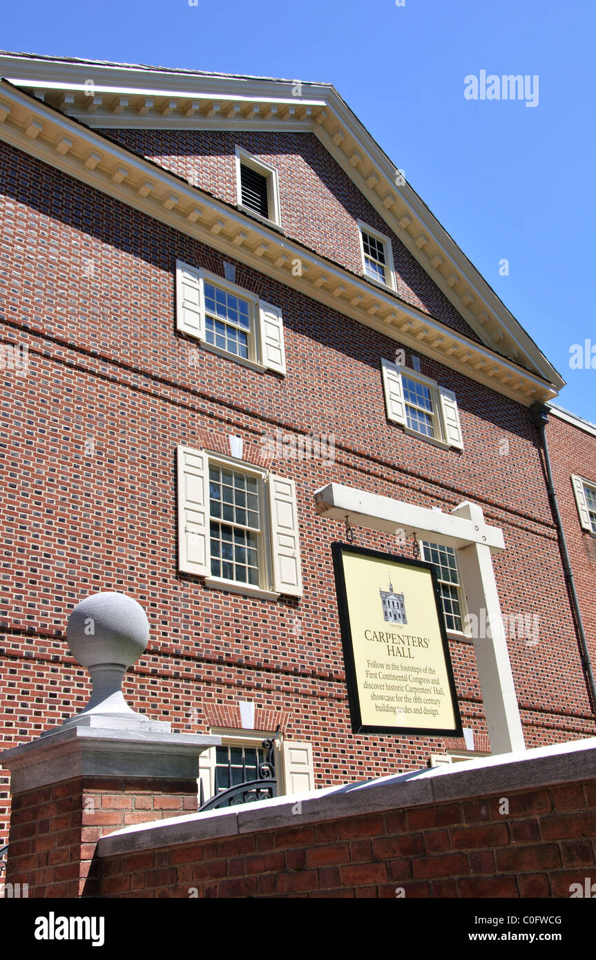 Carpenters Hall, Philadelphia, Pennsylvania, USA Stock Photo - Alamy