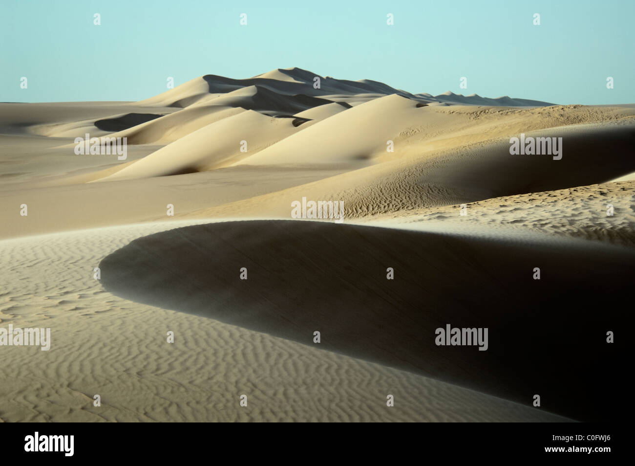 Sand Dunes of the Western Desert of Egypt between Farafra and Siwa ...