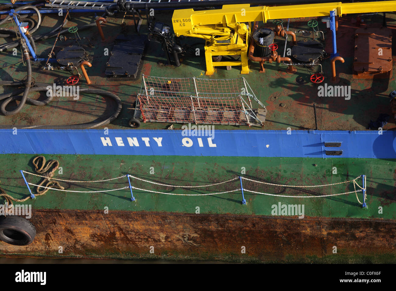 Oil resupply and service vessel for shipping fuel. The Liverpool ...