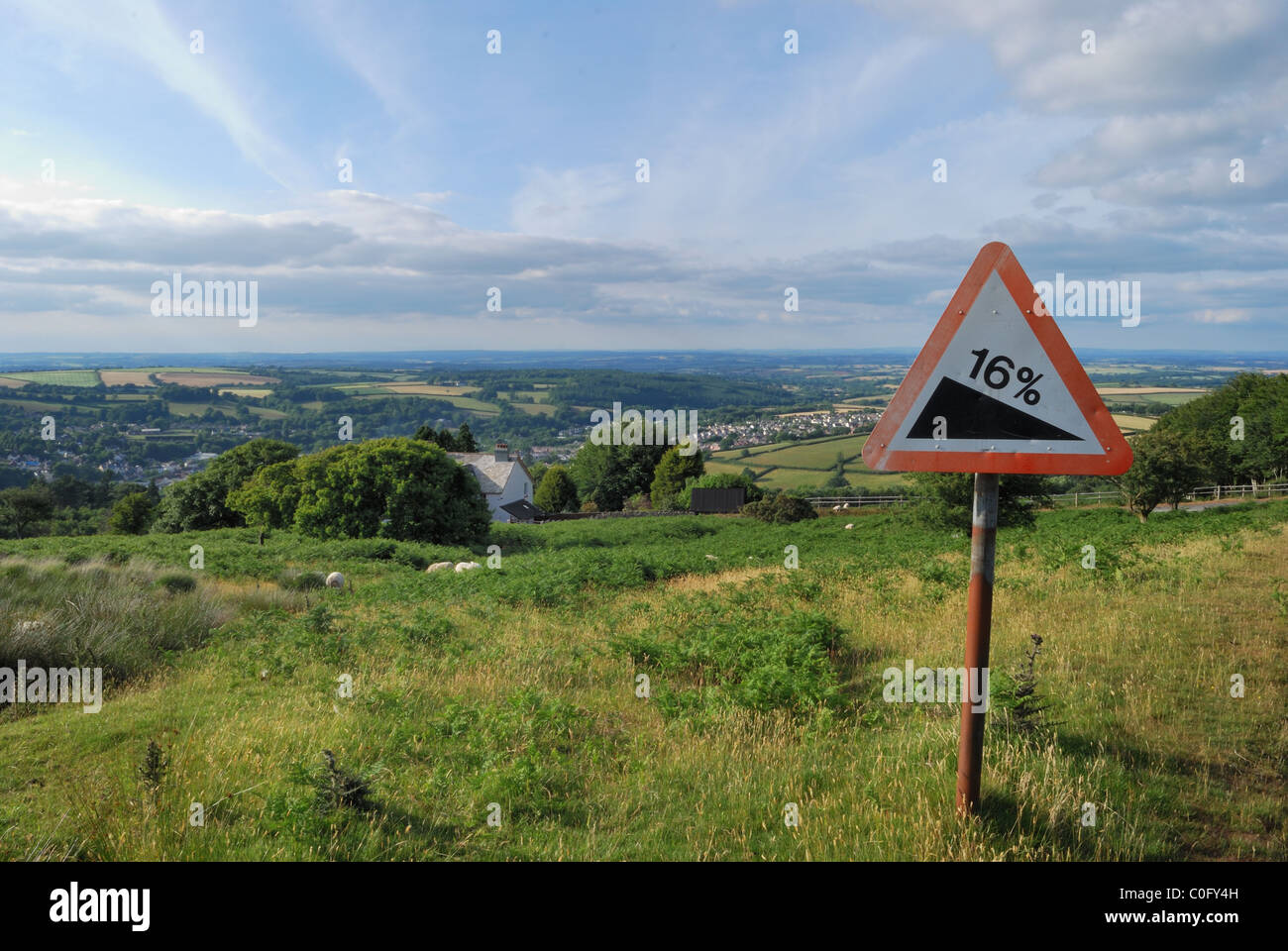 Devon road sign hi-res stock photography and images - Alamy