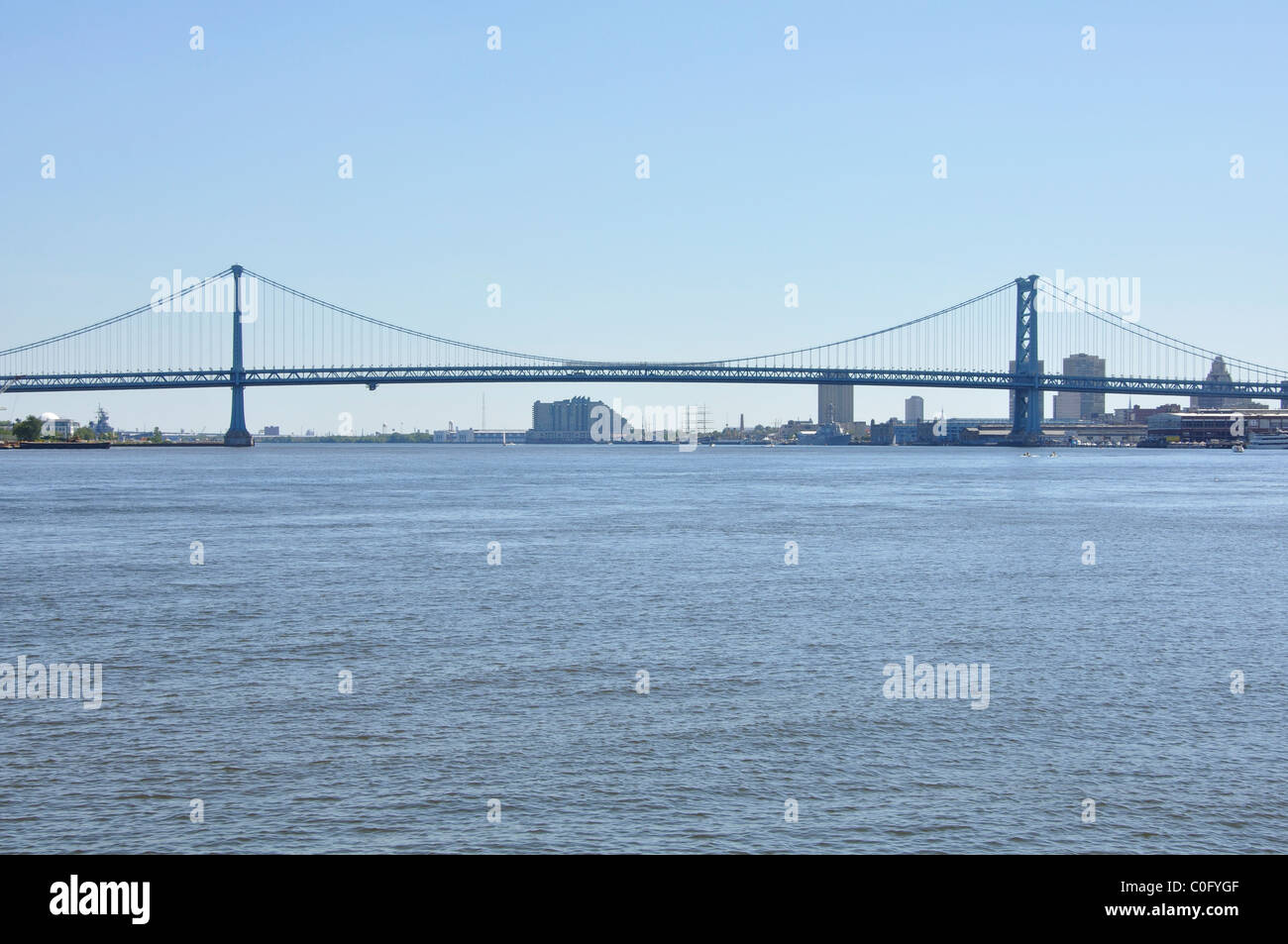 Ben Franklin Bridge, Philadelphia, Pennsylvania, USA Stock Photo - Alamy