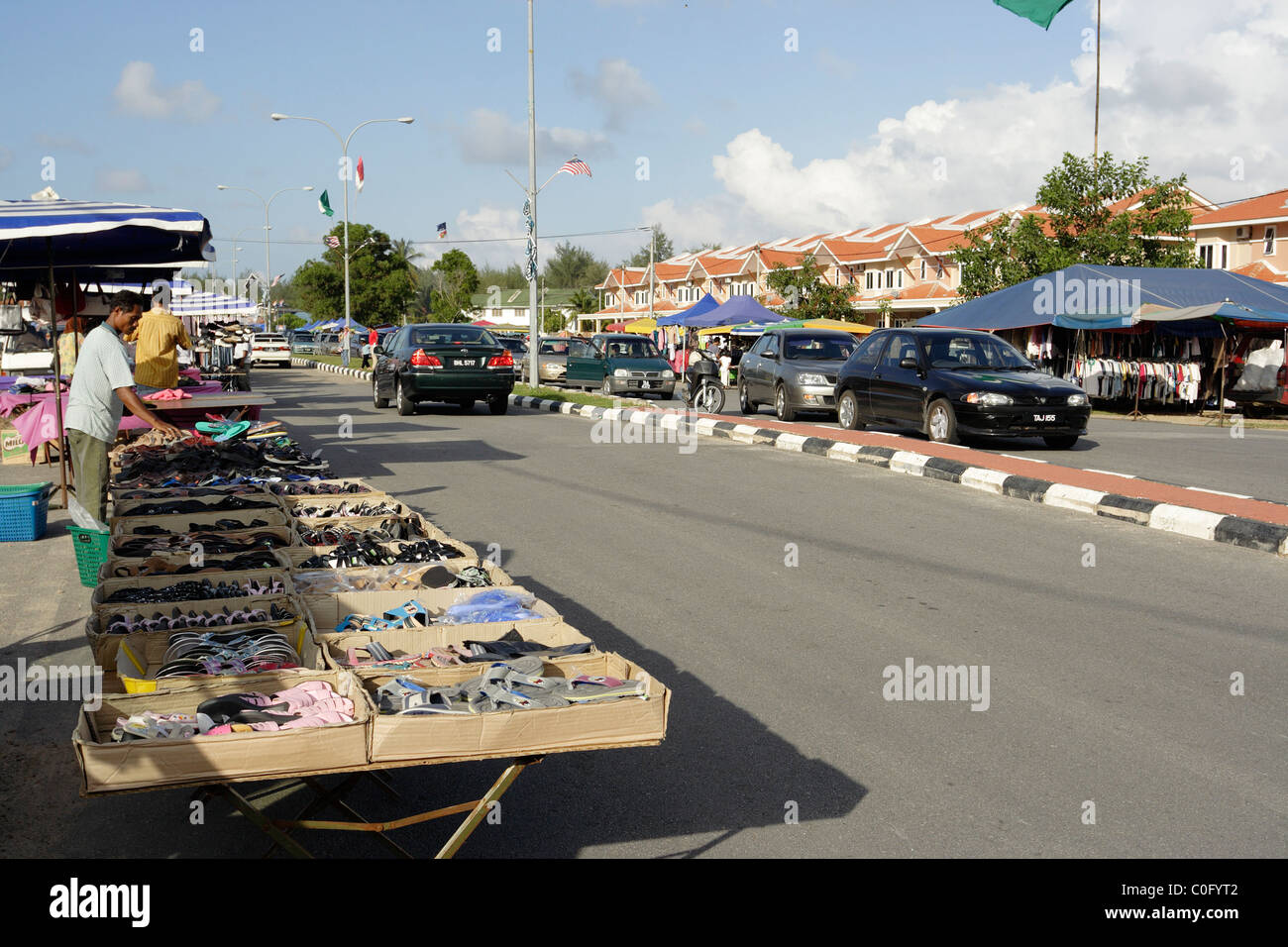 Small business by the roadside in Kuala Terengganu, Malaysia Stock ...