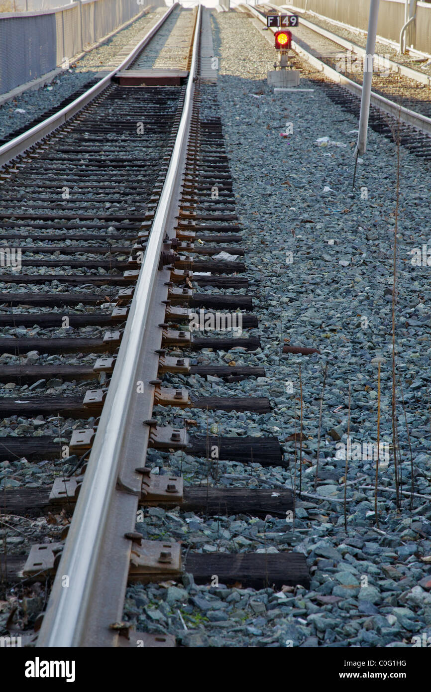 Path over railway lines hi-res stock photography and images - Alamy