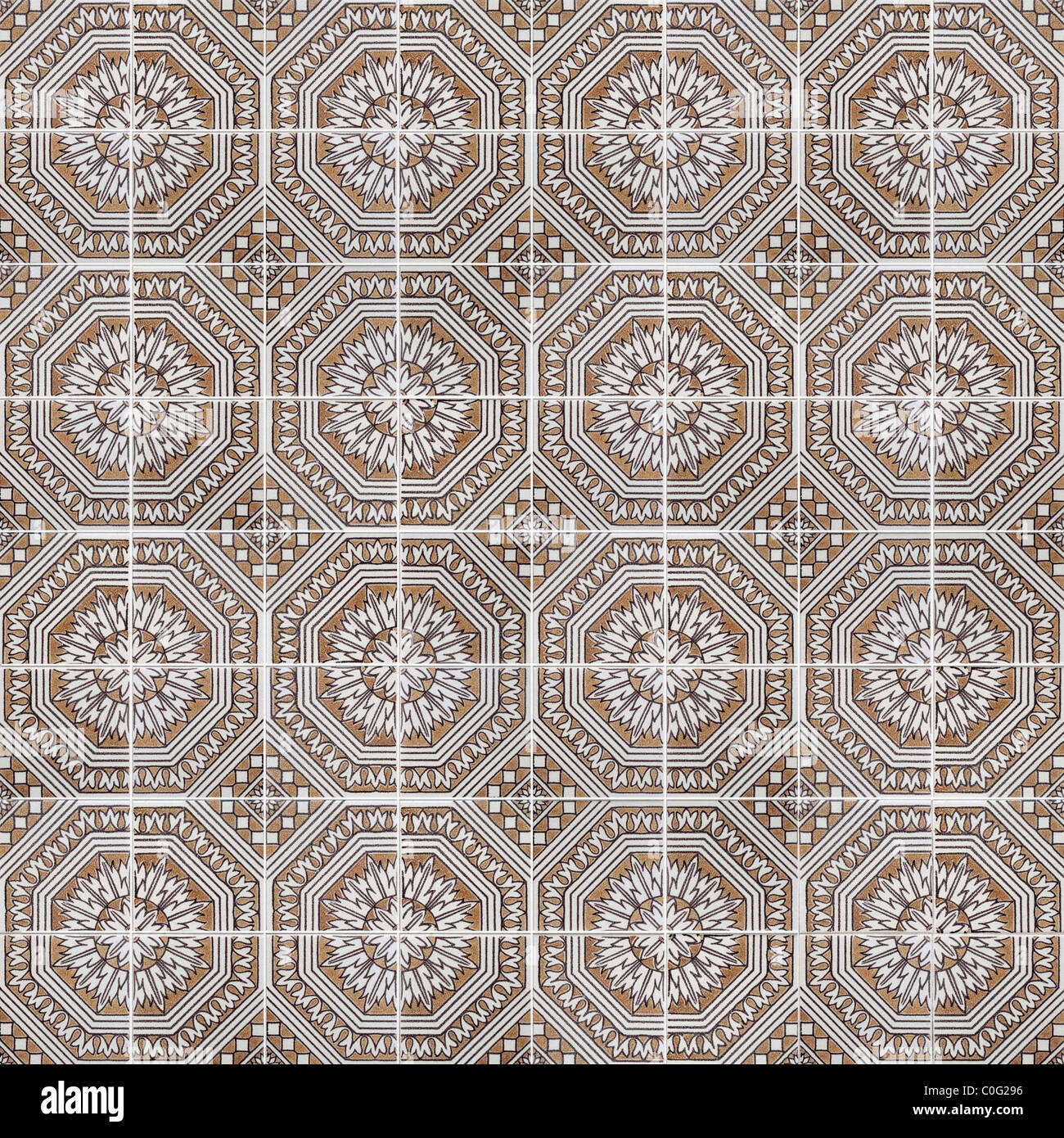 Seamless tile pattern of ancient ceramic tiles Stock Photo - Alamy