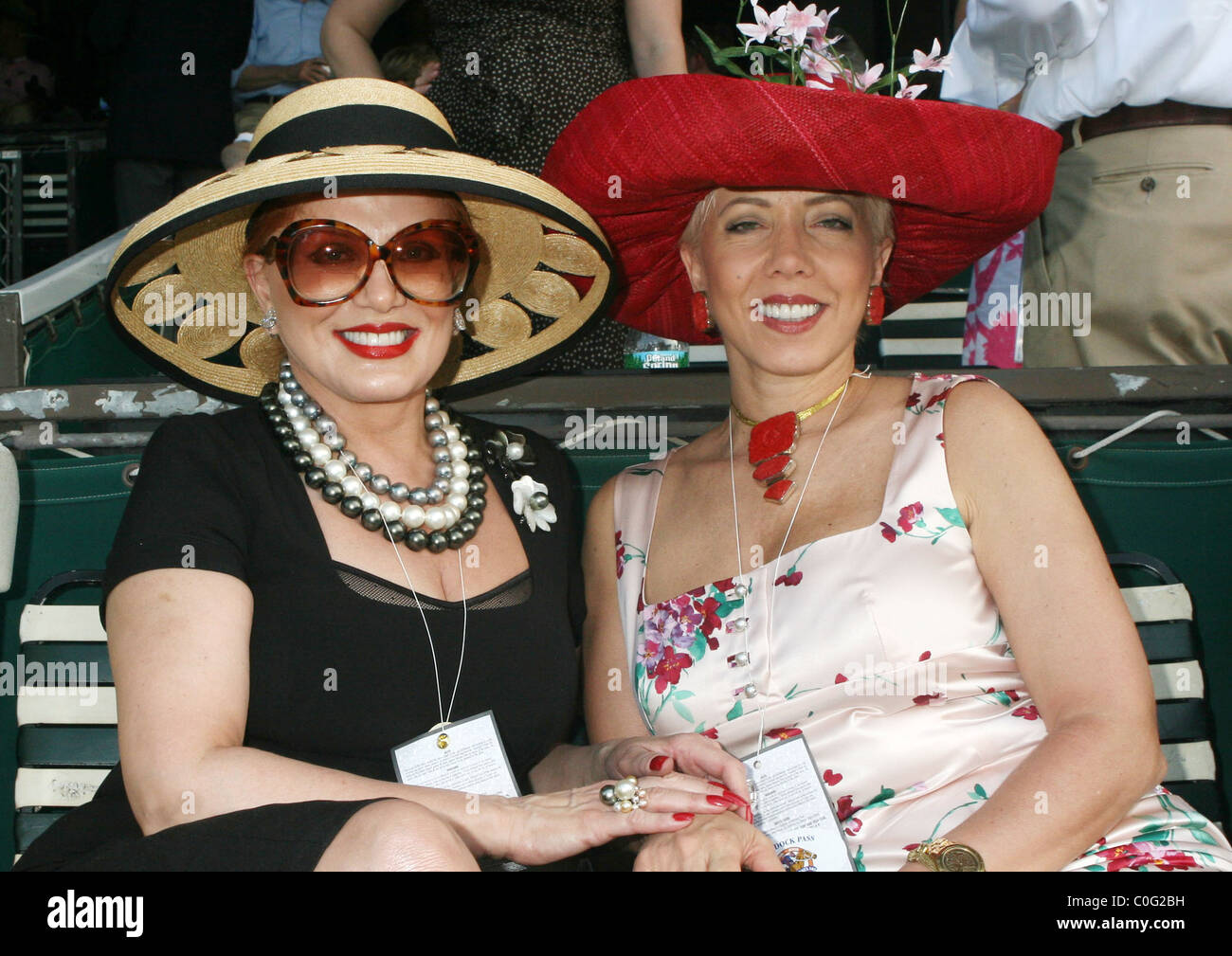 Georgette Mosbacher and lyn Mosbacher Horse Racing at Belmont Park New ...