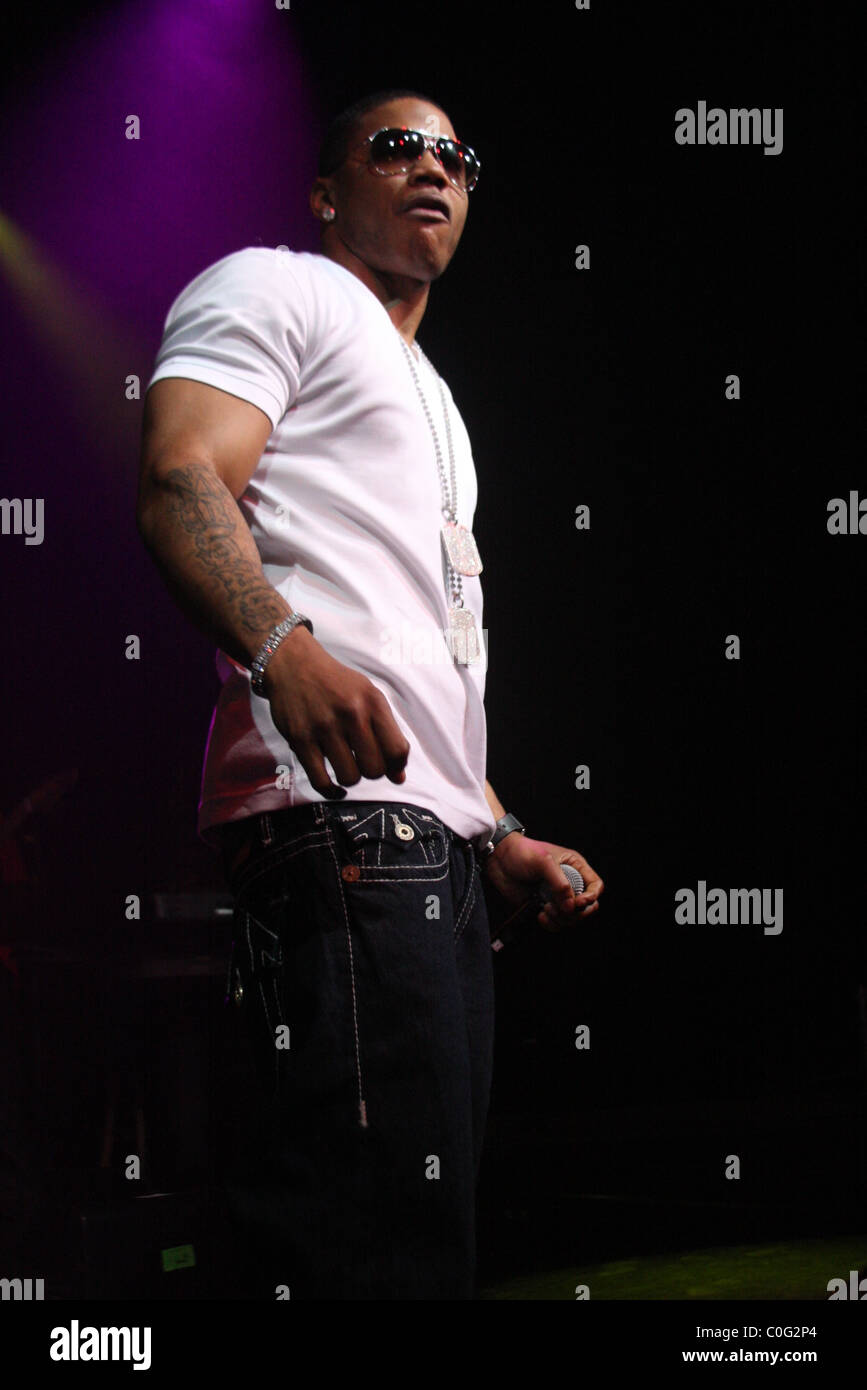 Savvy pop-rapper Nelly performing at his star studded Weekend held at ...
