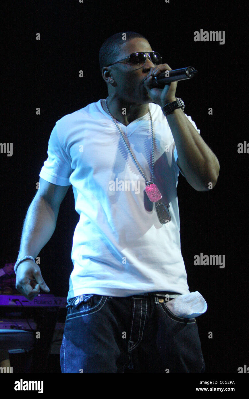 Savvy pop-rapper Nelly performing at his star studded Weekend held at ...