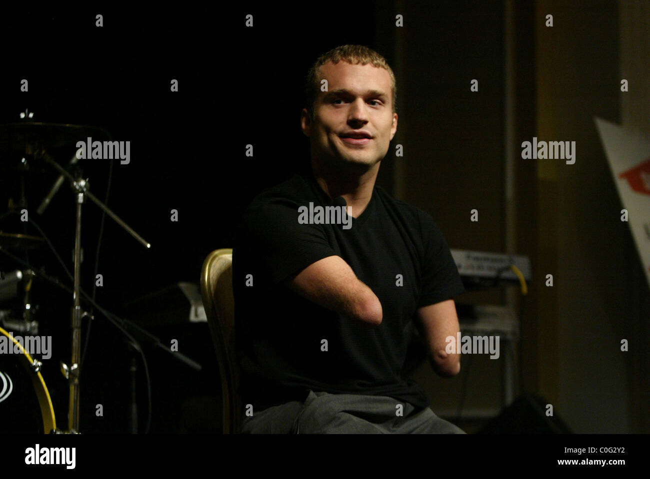 Kyle Maynard delivered the keynote speech. Kyle was born a congenital ...