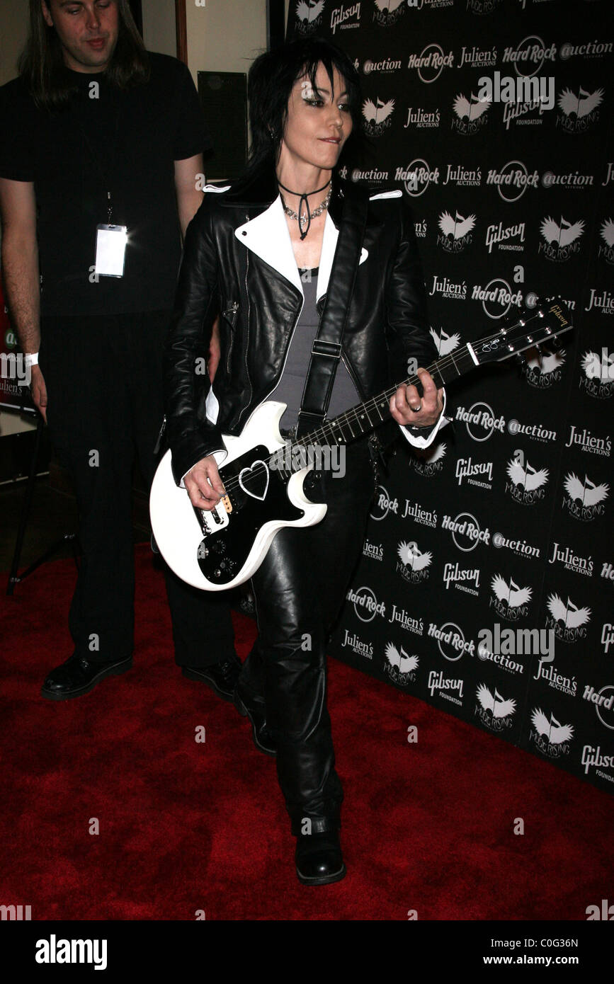 Joan Jett Icons Of Music II auction benefiting Music Rising at the Hard ...