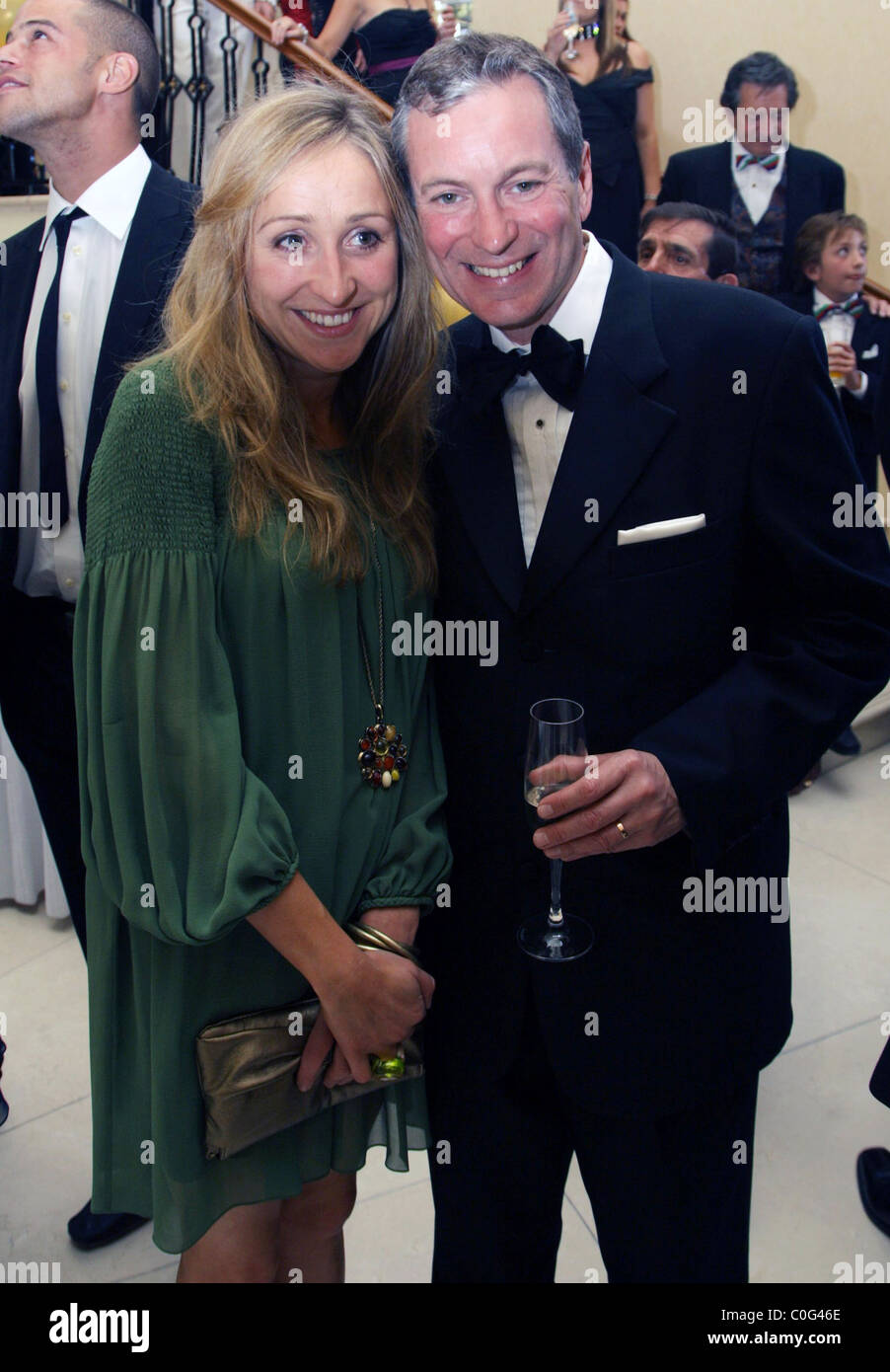 Rev. Ashley Thomas played by John Middleton with Diane Sugden played by ...