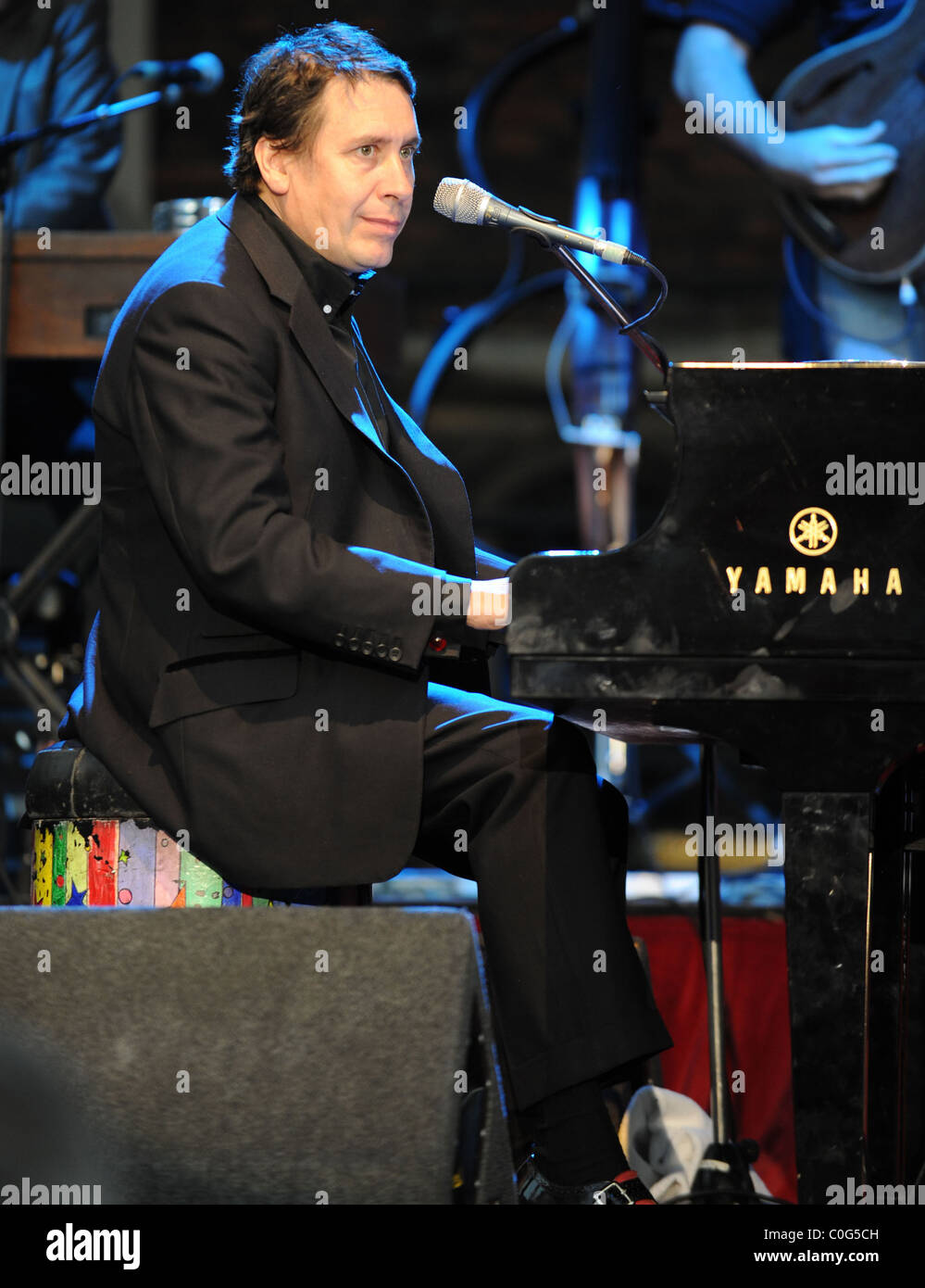 Jools Holland and his rhythm and blues band performing live at Hampton ...