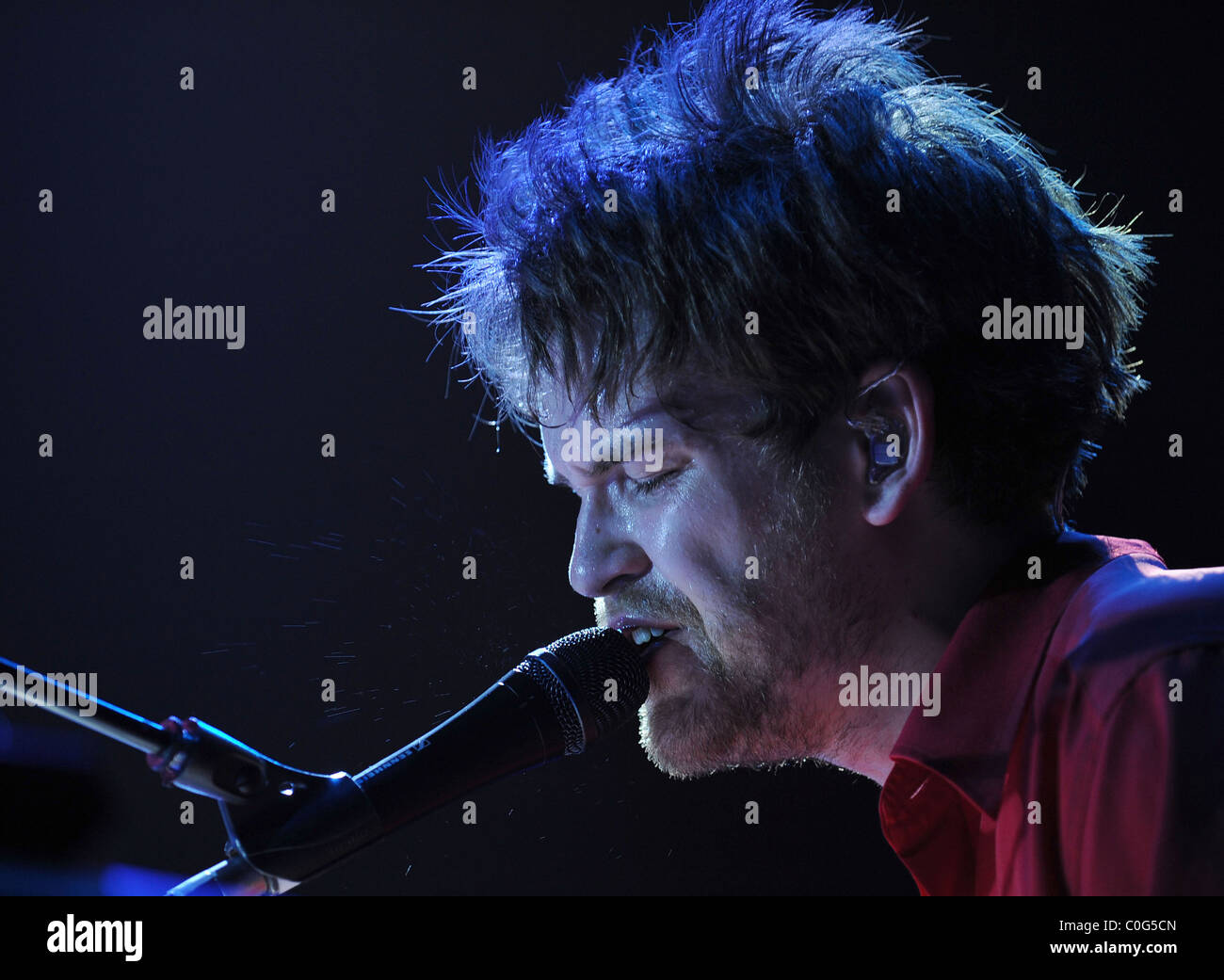 Fyfe Dangerfield of The Guillimots performs on stage at the Brighton ...
