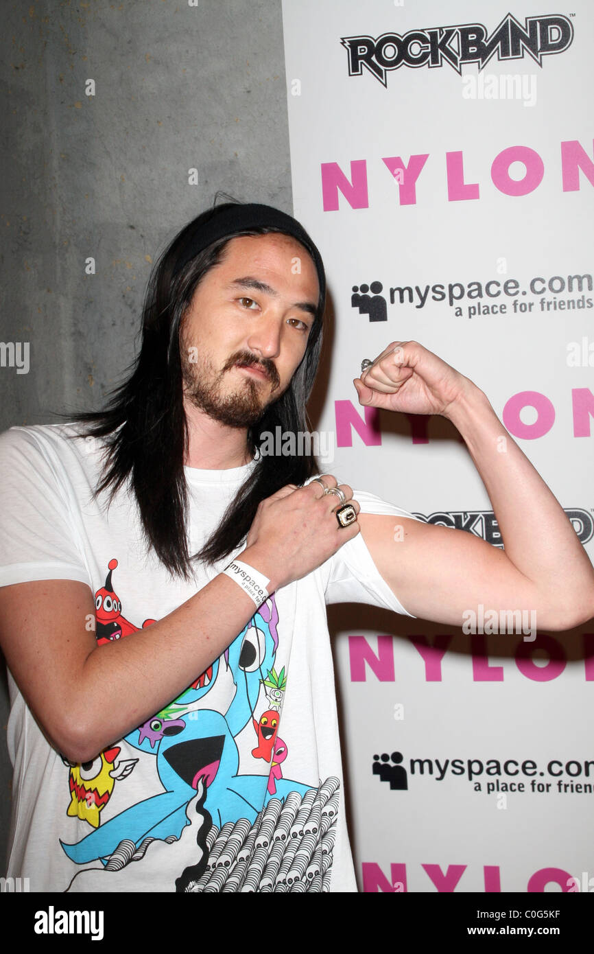 Steve Aoki Nylon Magazine and MySpace's party to celebrate their 3rd ...