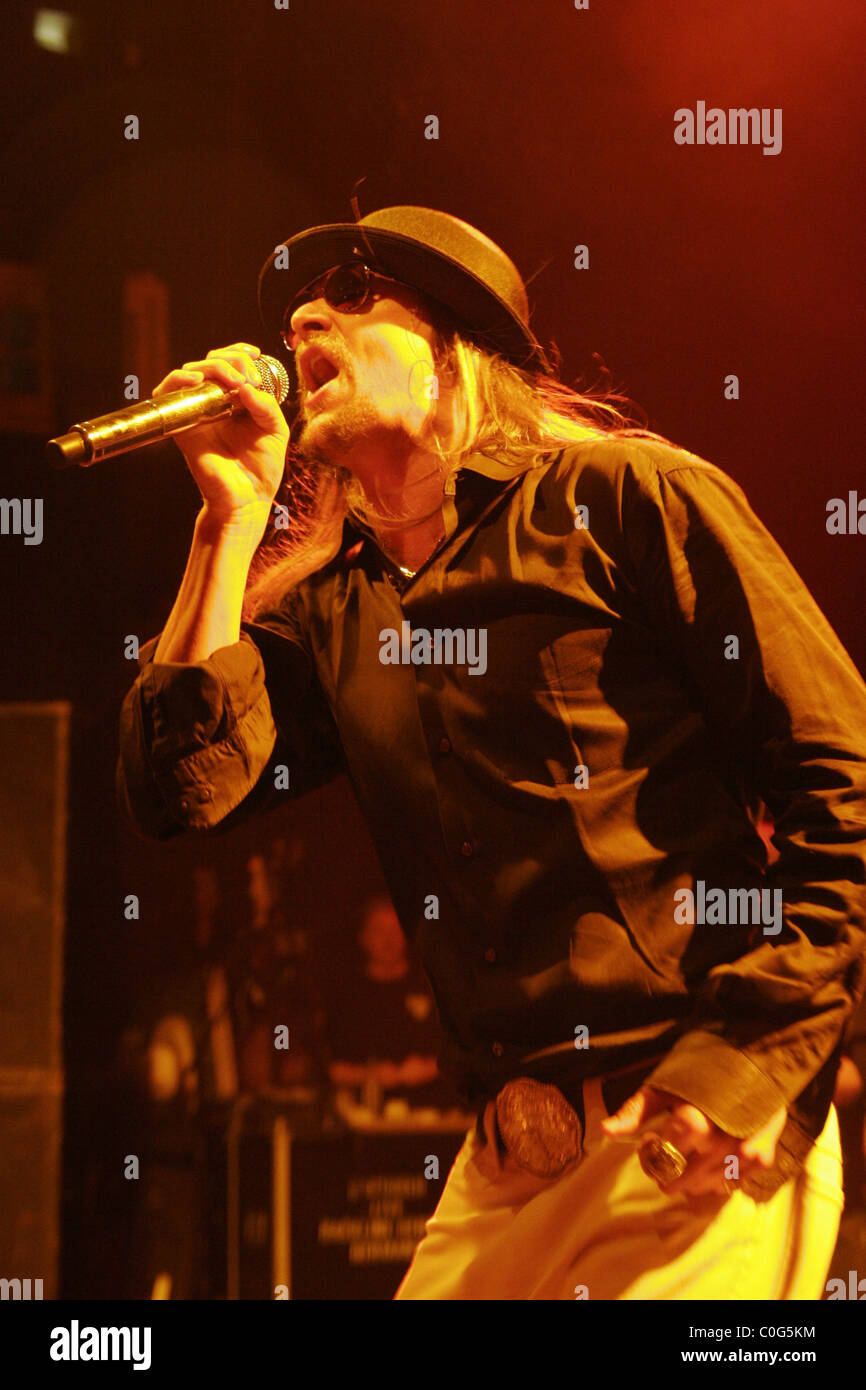 Kid Rock performing in concert at the Shepherd's Bush Empire London ...