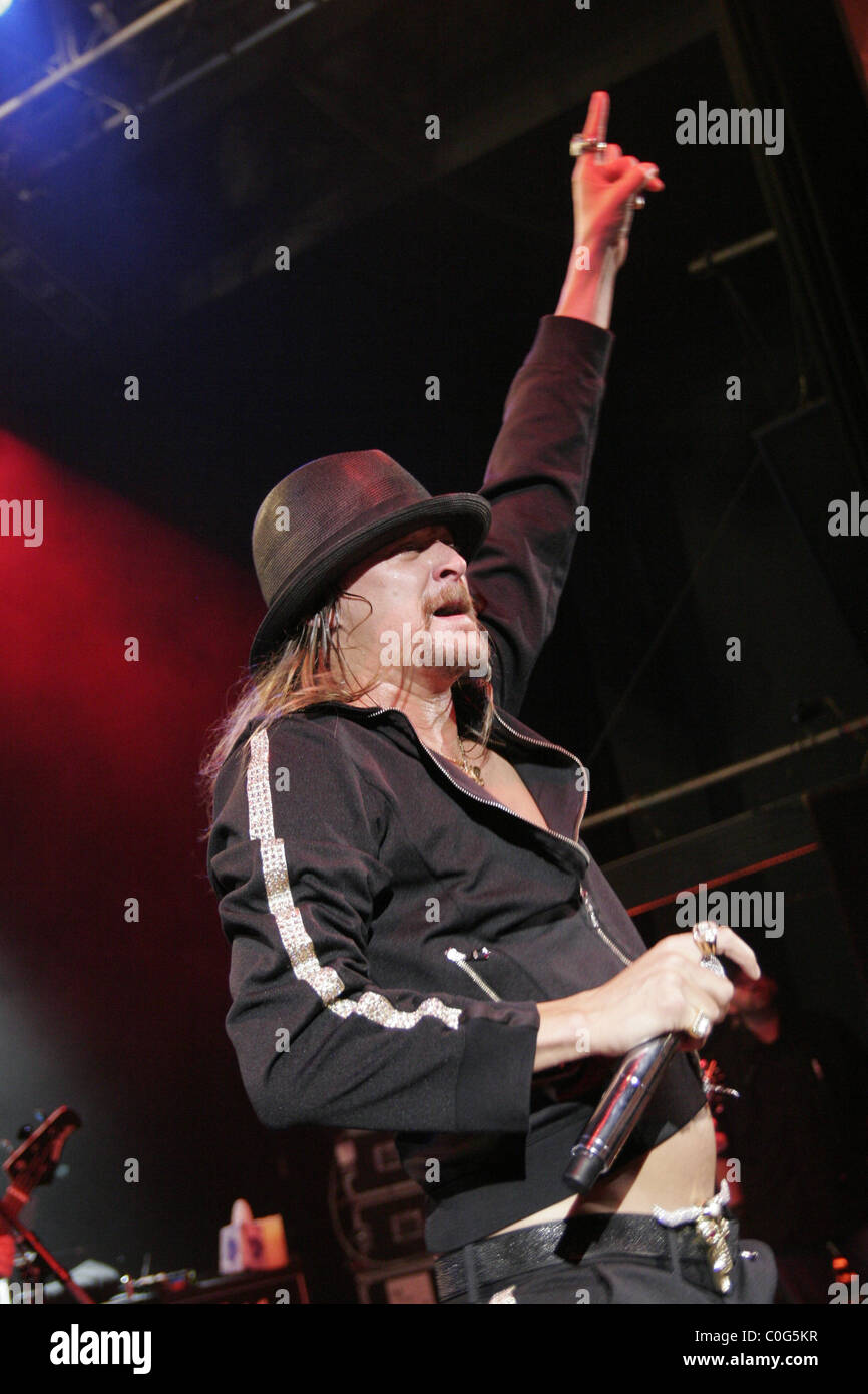 Kid Rock performing in concert at the Shepherd's Bush Empire London ...