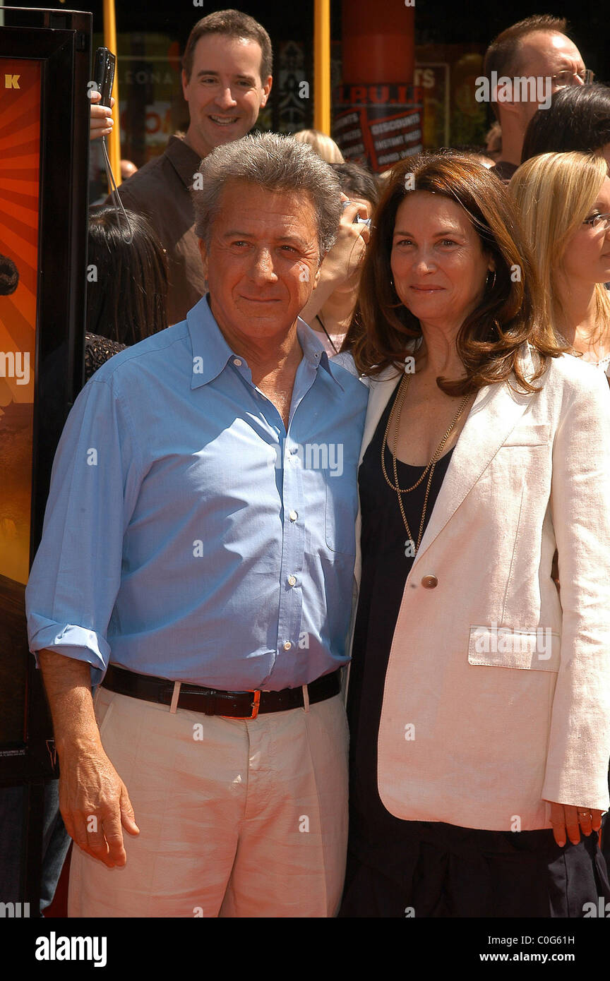 Dustin Hoffman and Lisa Gottsegen Kung Fu Panda Los Angeles premiere ...
