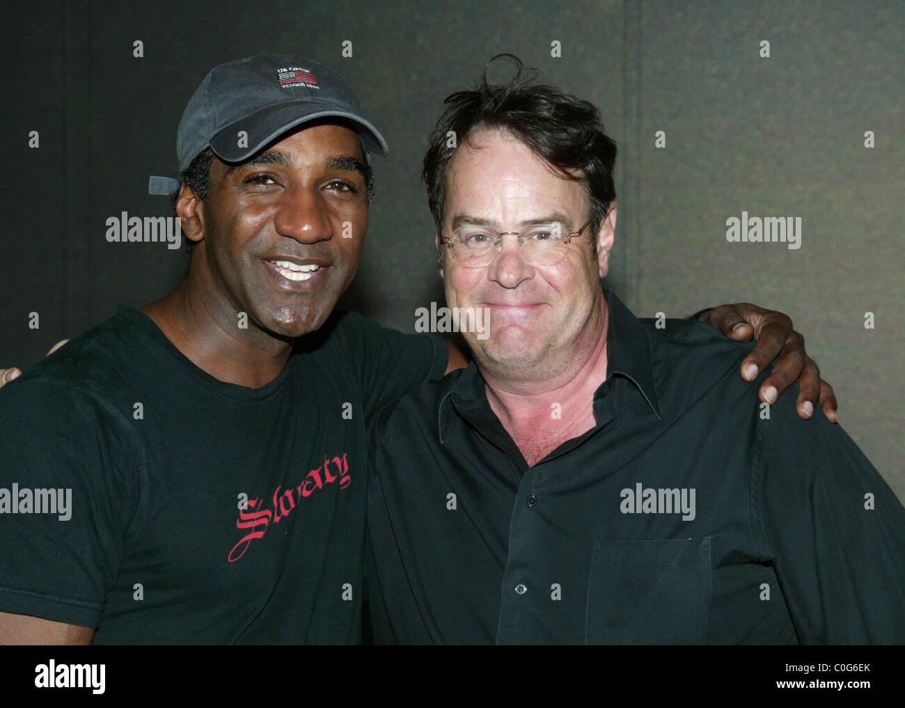 Norm Lewis and Dan Aykroyd Backstage at the Broadway musical 'The ...