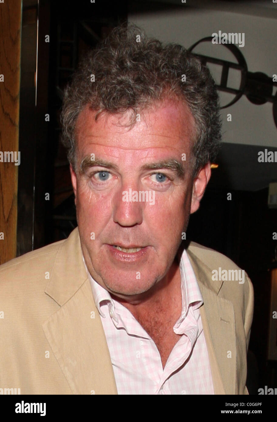 Jeremy Clarkson leaving The Ivy London, England - 11.06.08 Stock Photo ...