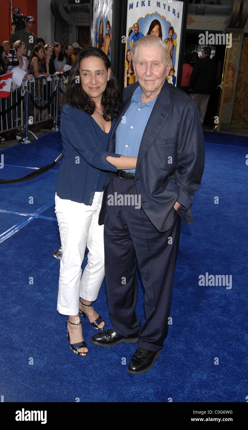 Paula Redstone and Sumner Redstone Premiere of 'Love Guru' held at the ...
