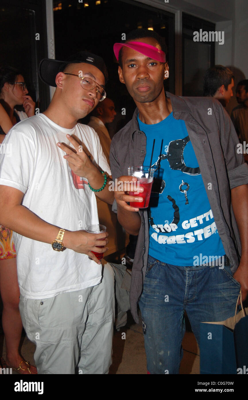 Kevin Leong and Richard Burrows BPMW Agency table tennis party New York ...
