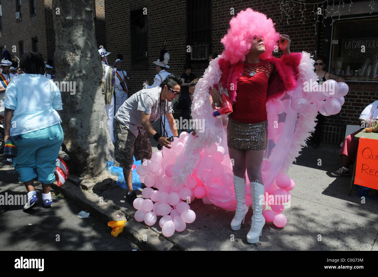 Jackson heights queens parade hi-res stock photography and images - Alamy