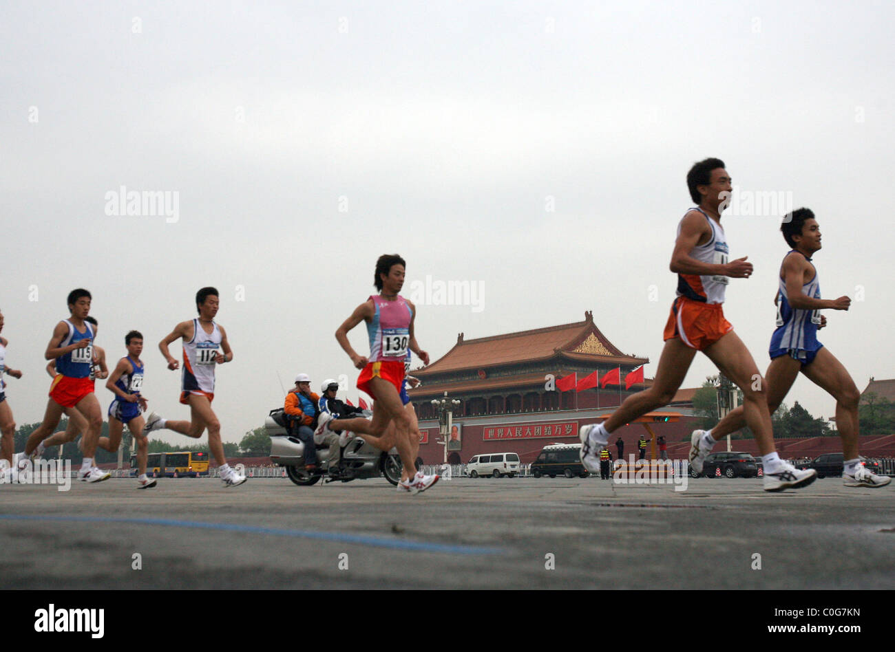 PRACTICE MAKES PERFECT FOR RUNNERS Chinese runner Chen Rong beat off ...
