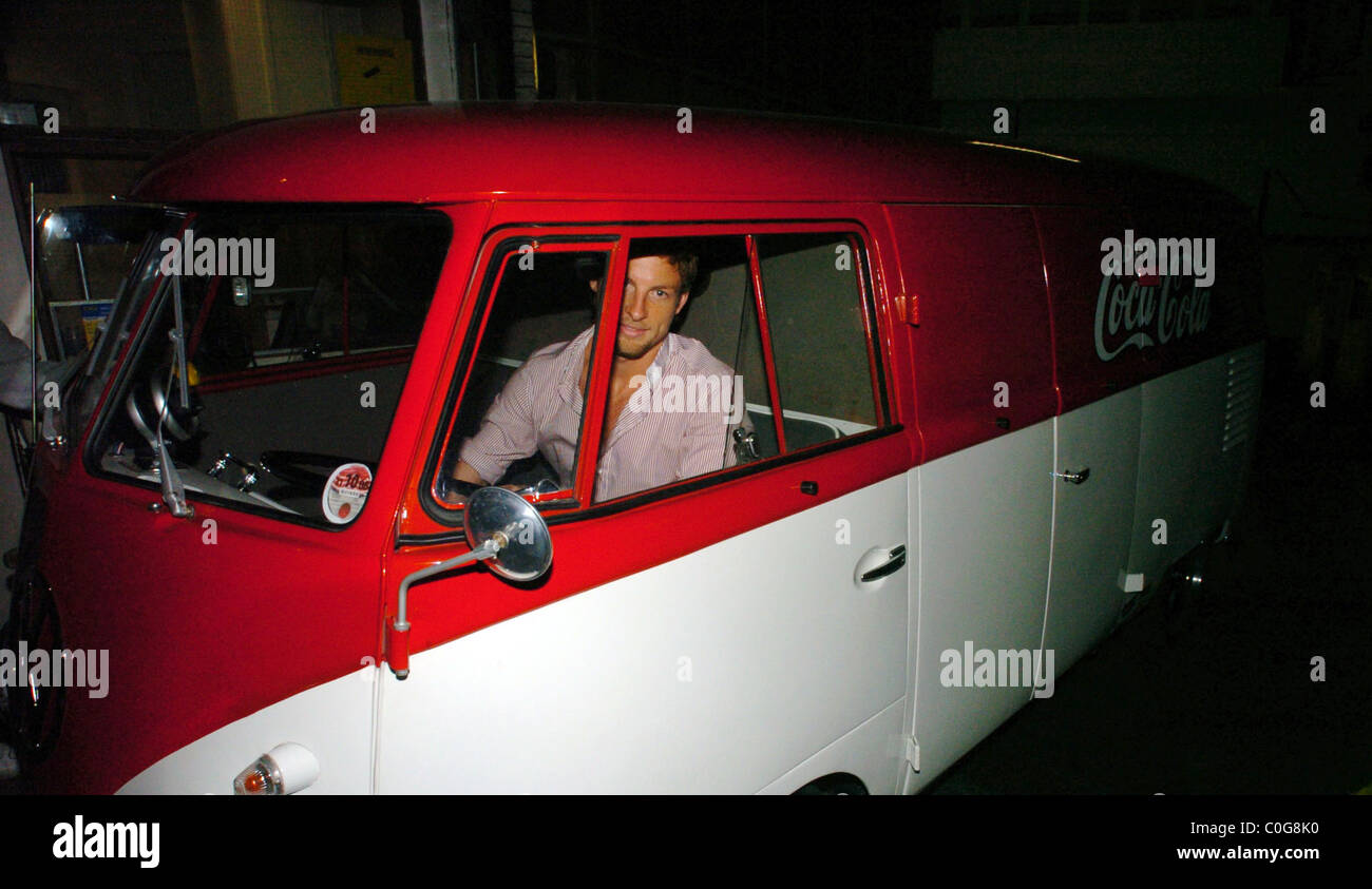 Jensen Button leaving Whiskey Mist at Zeta in Mayfair London, England ...