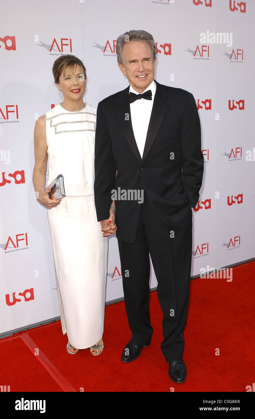 Warren Beatty and Anette Bening 36th AFI Lifetime achievement award ...