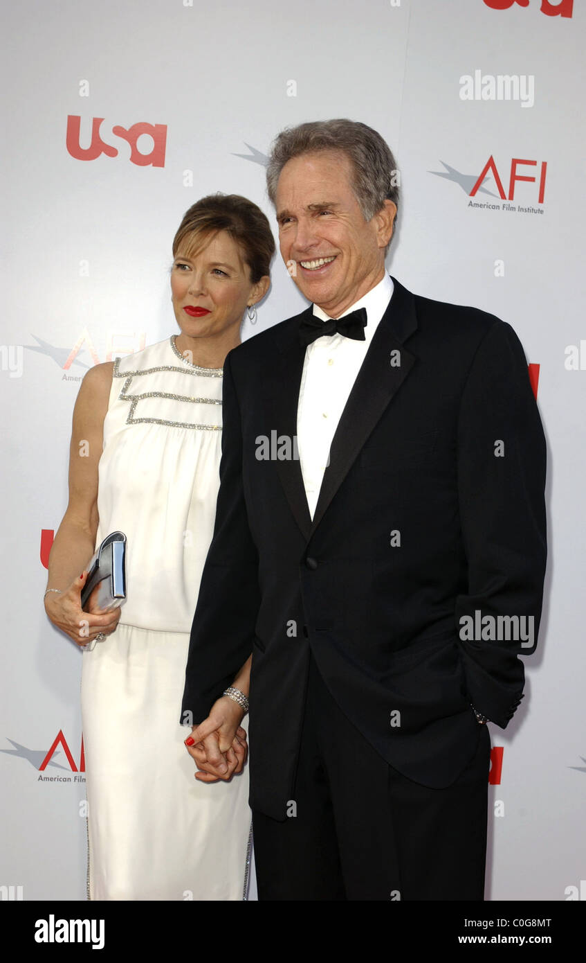 Warren Beatty and Anette Bening 36th AFI Lifetime achievement award ...