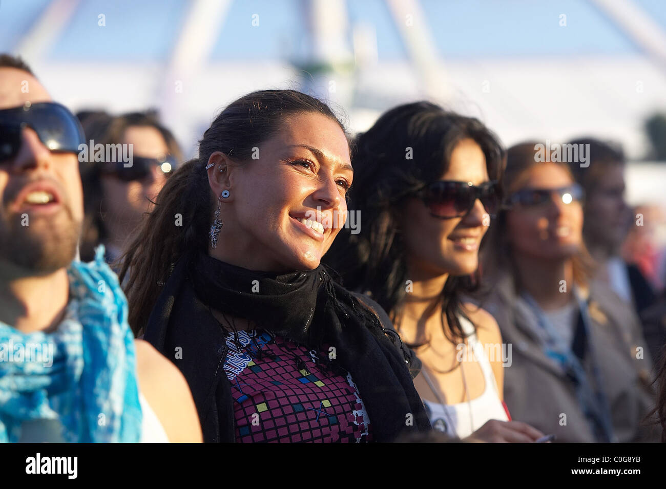 Mercher Romero, Cristiano Ronaldo's ex-girfriend, during Boss AC ...