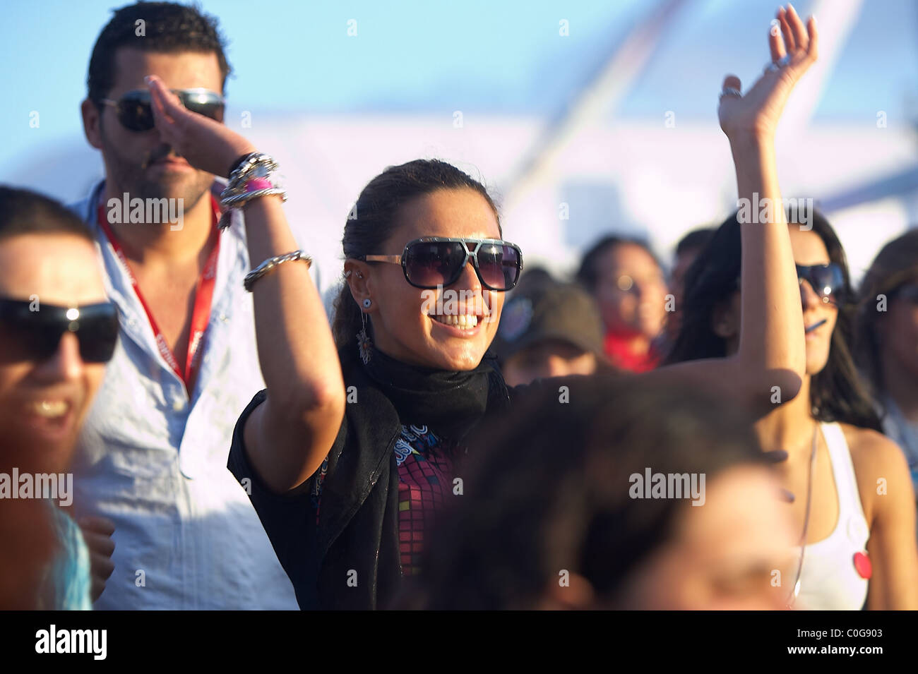 Mercher Romero, Cristiano Ronaldo's ex-girfriend, during Boss AC ...