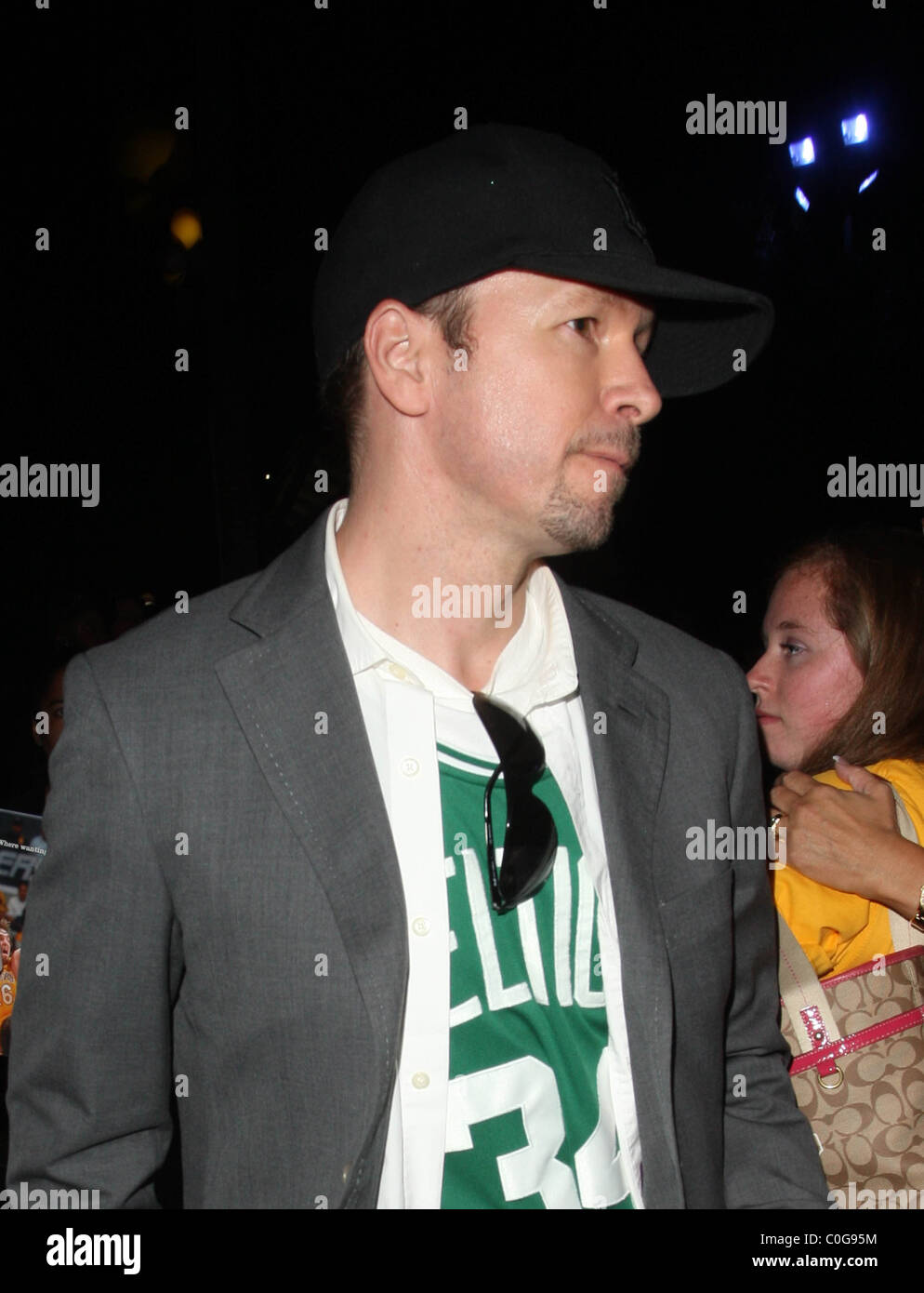 Mark Wahlberg Celebrities at the NBA Finals Game 4 between Boston ...