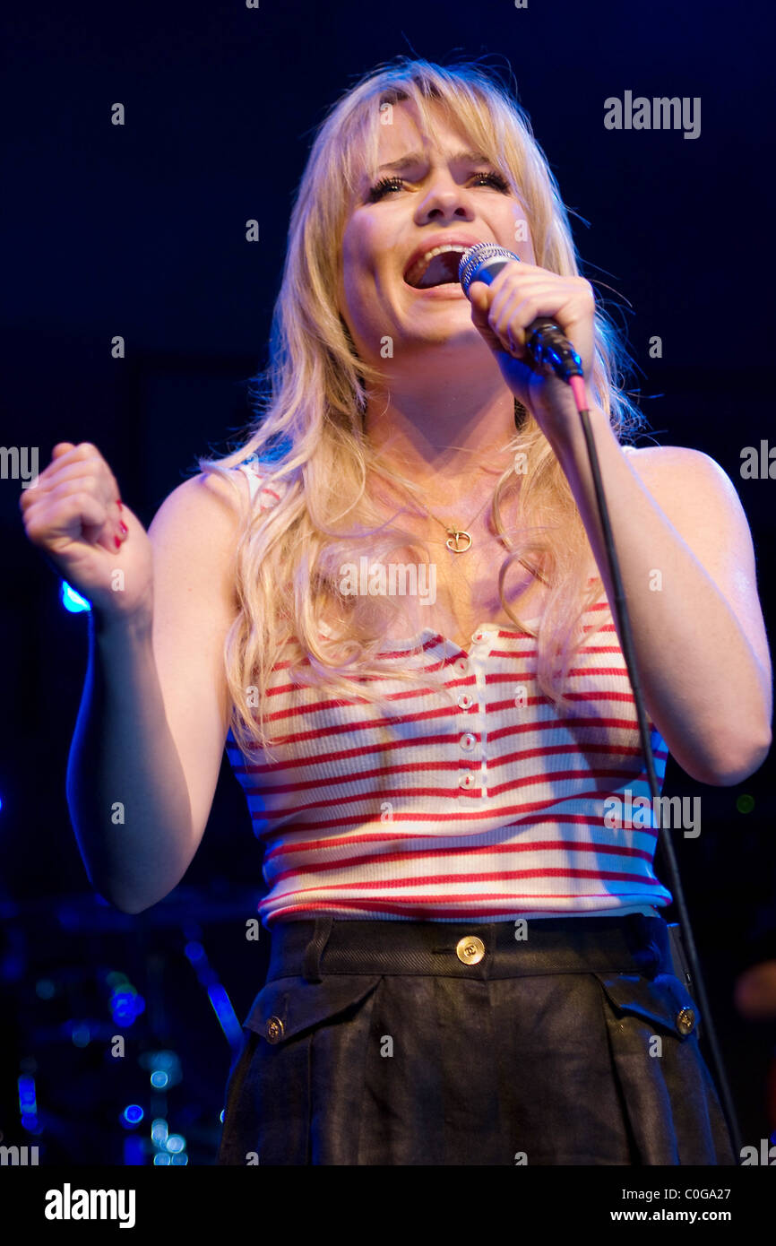Duffy performs at the shepherds bush empire in london hi-res stock ...