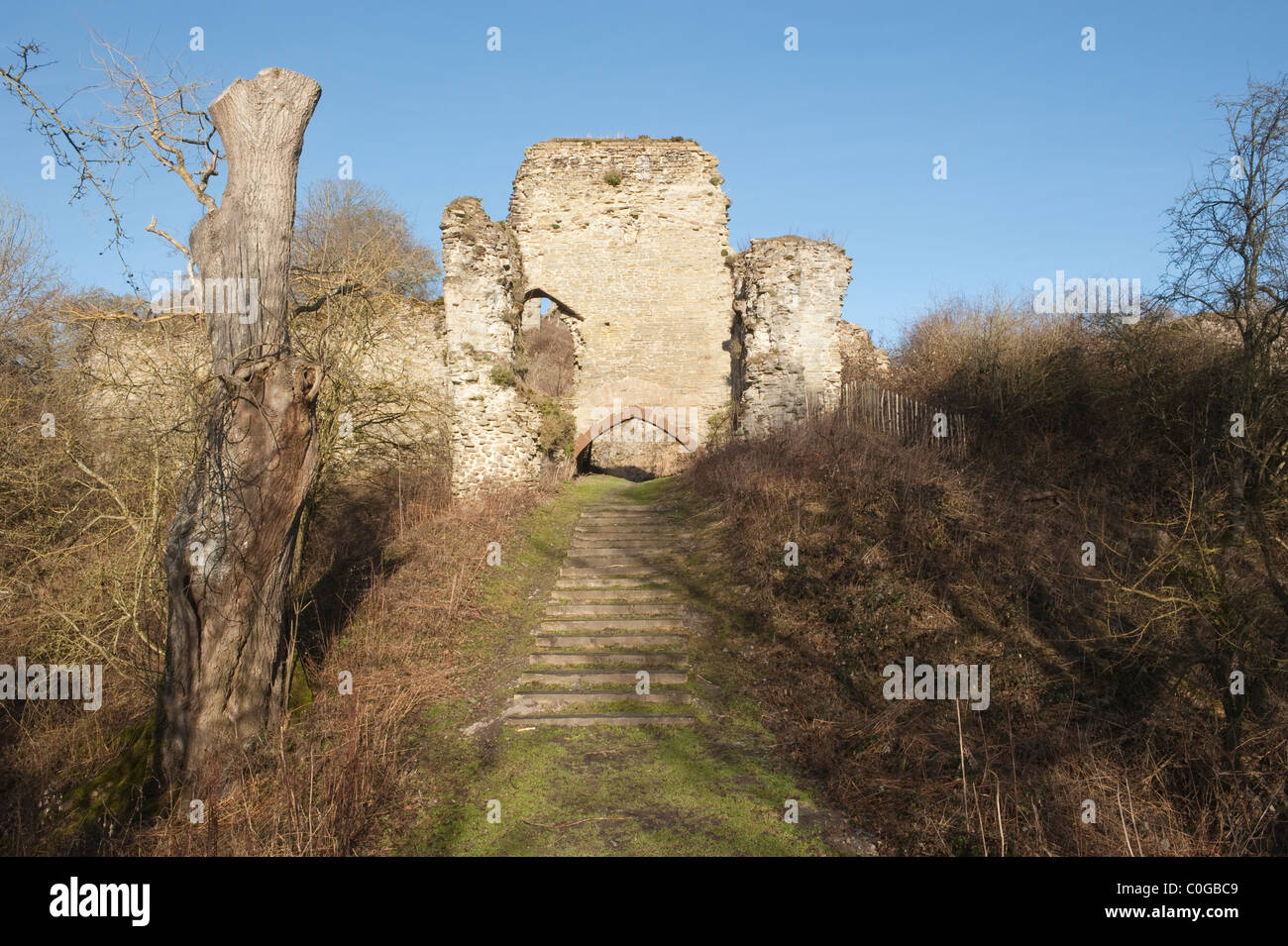 Wigmore castle hi-res stock photography and images - Alamy
