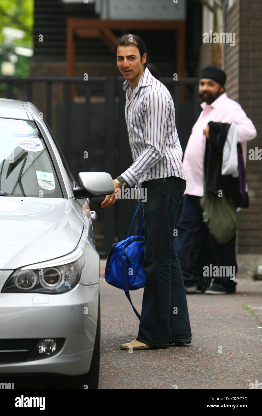 Suleman Mirza of Signature leaving the ITV studios this morning London ...