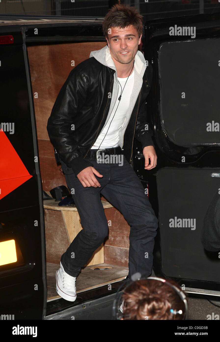 Dale Howard Big Brother 9 launch night from Elstree Studios Borehamwood ...