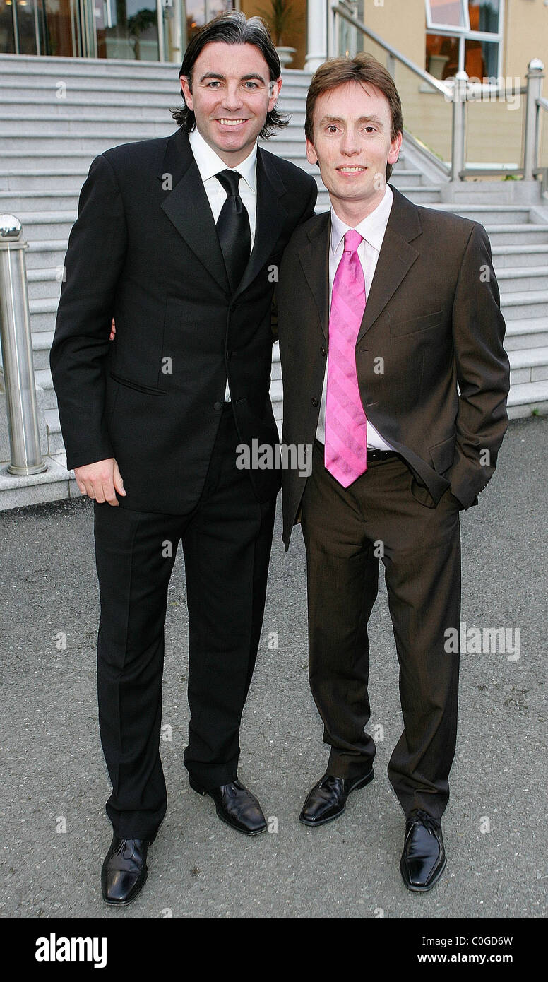 Keith O Neill and Ken Doherty at the inaugural Mansfield Trust Golf ...