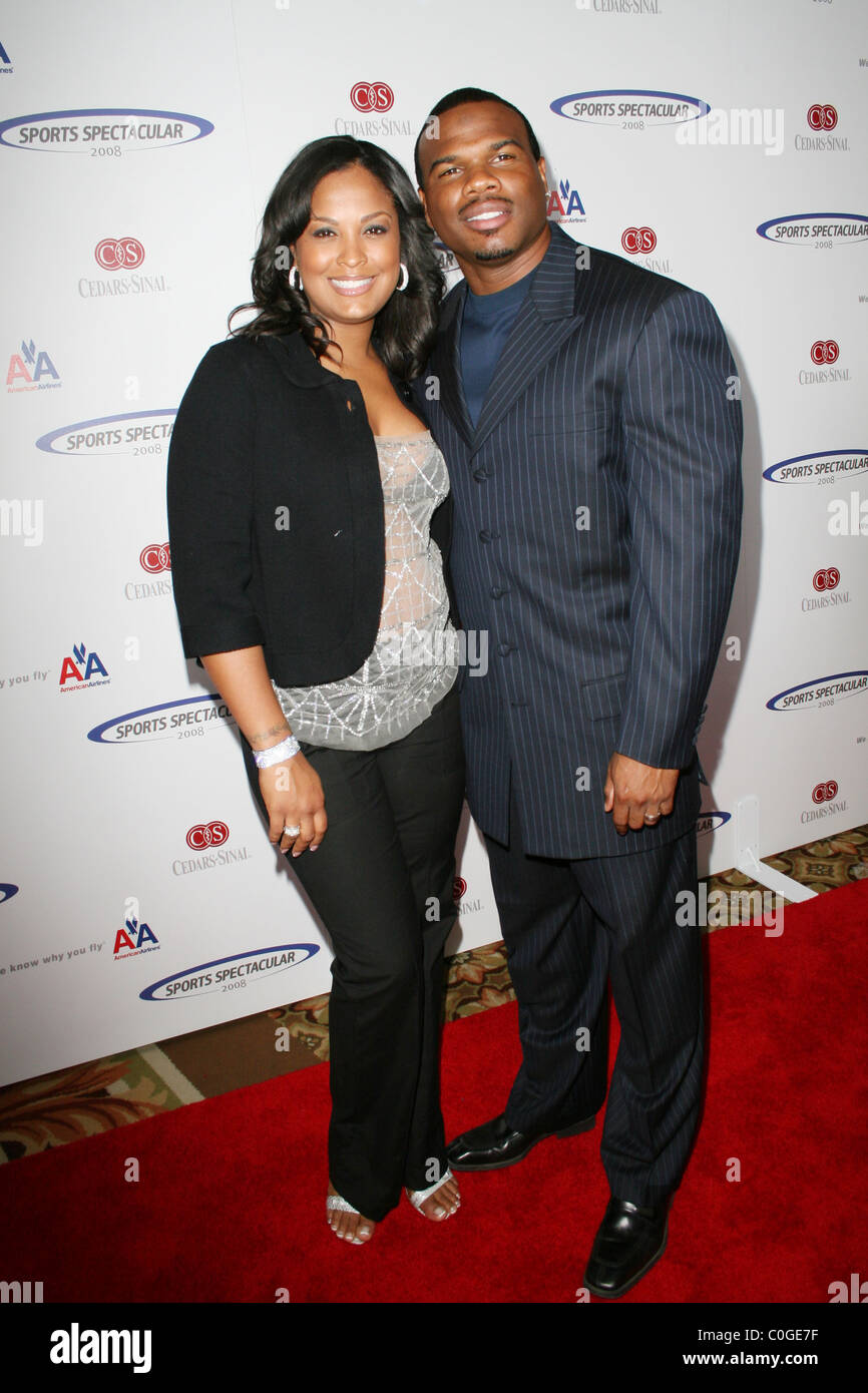 Laila Ali with Curtis Conway at the Cedars-Sinai Medical Centre's 23rd ...