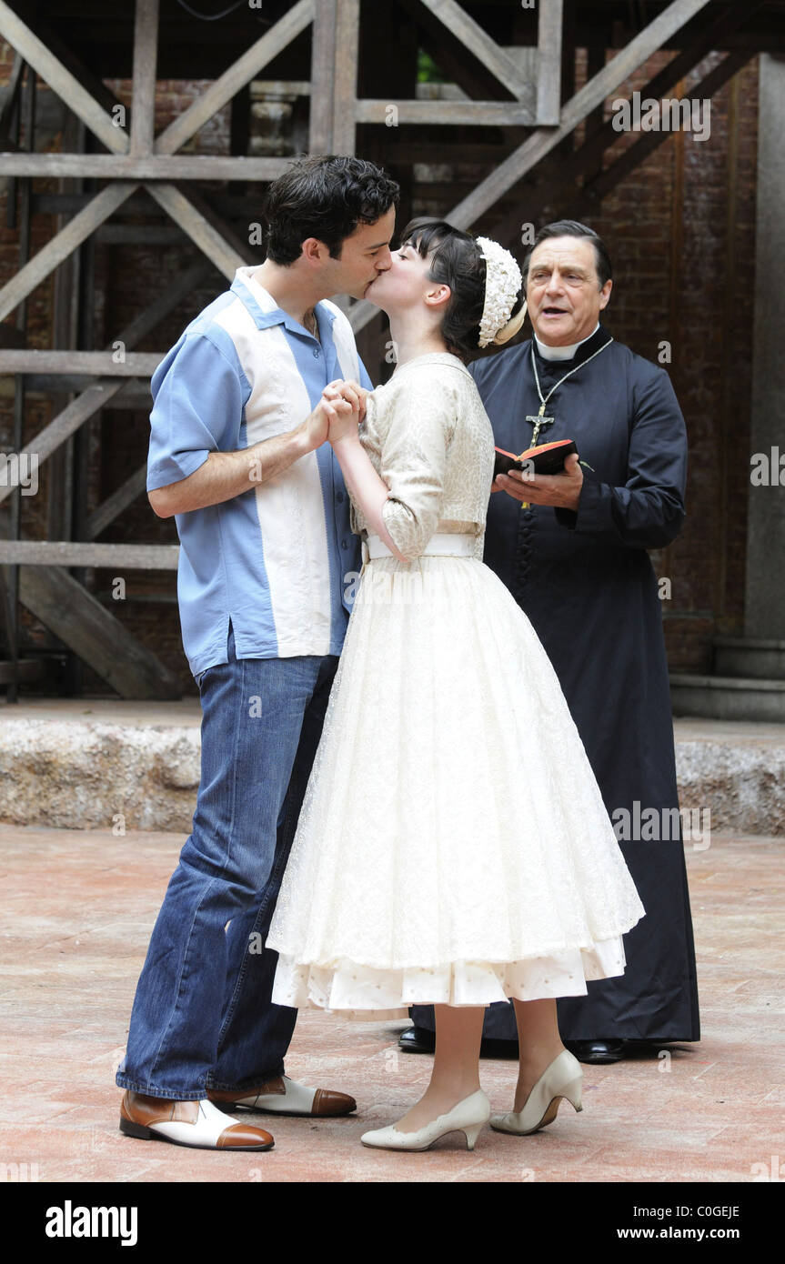 Laura Donnelly, Richard O'Callaghan and Nicholas Shaw performing in ...