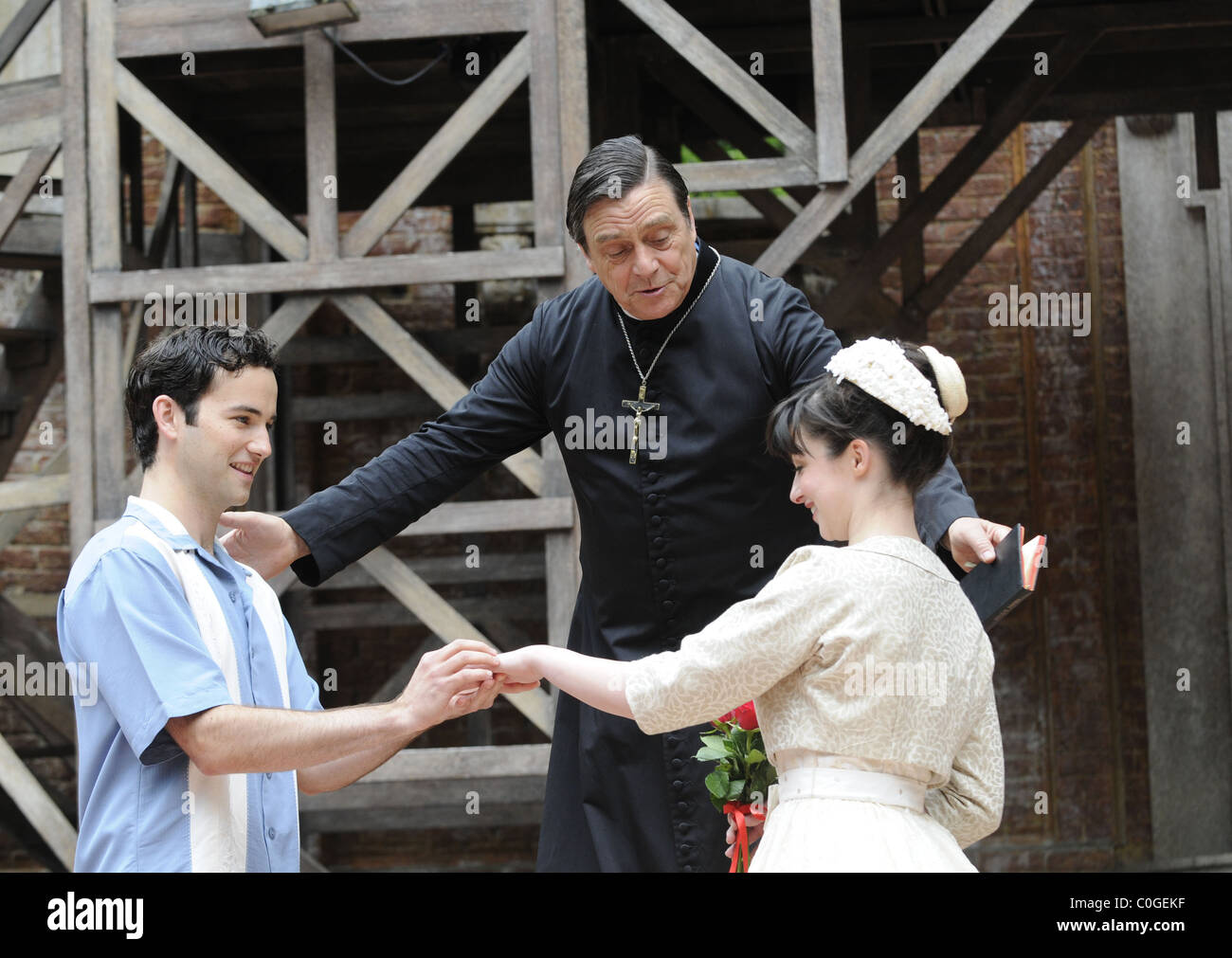 Laura Donnelly, Richard O'Callaghan and Nicholas Shaw performing in ...
