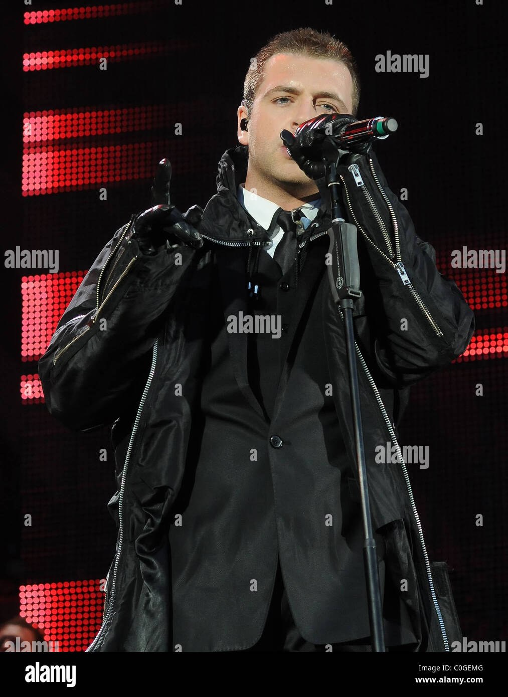 Shane Filan Of Westlife Perform Live At Croke Park Dublin Hi Res Stock