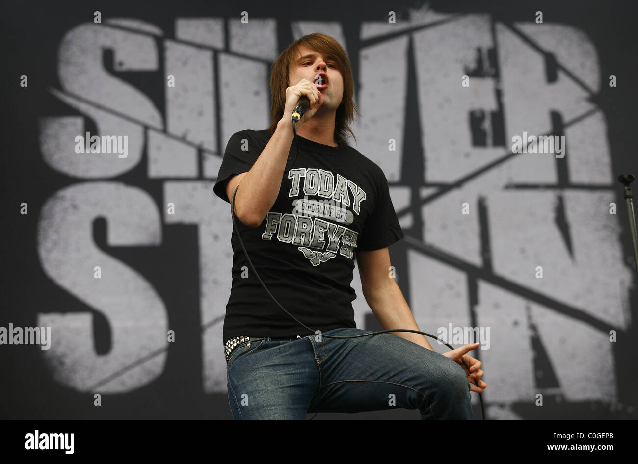 Silverstein performing live at Rock am Ring 2008 Nuerburg, Germany - 06 ...