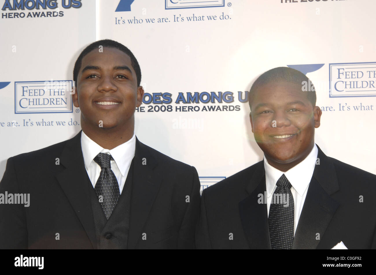 Christopher Massey and Kyle Massey The 2008 HERO Awards held at ...