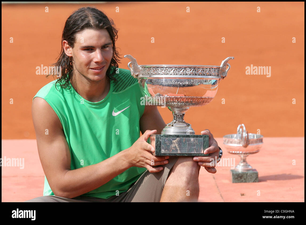 Rafael Nadal wins French open title at Roland Garros 2008 Paris, France ...