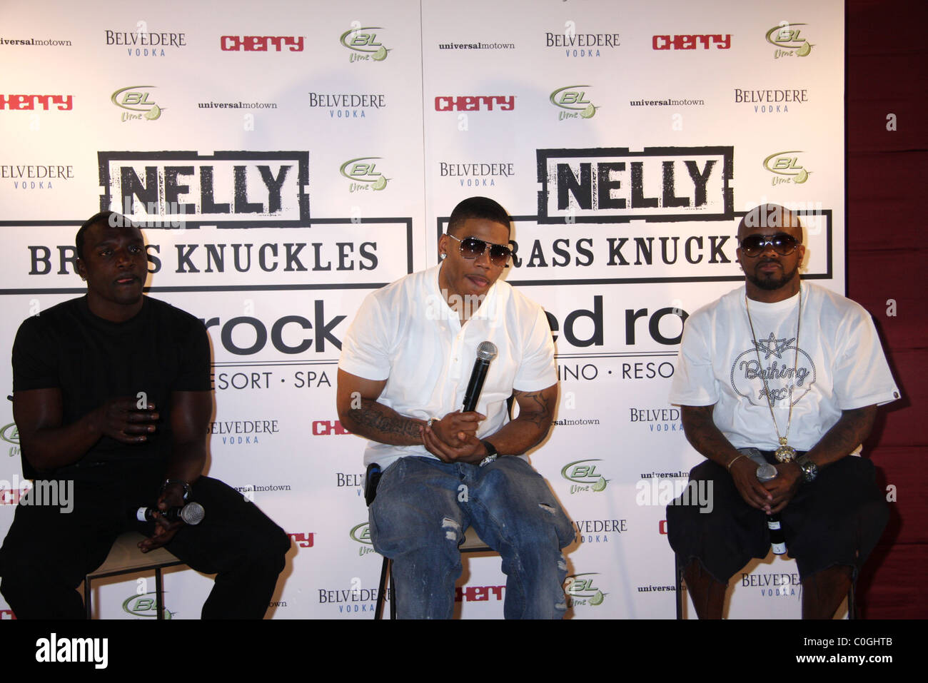 Akon, Nelly, Jermaine Dupri Nelly's star studded Weekend - press ...