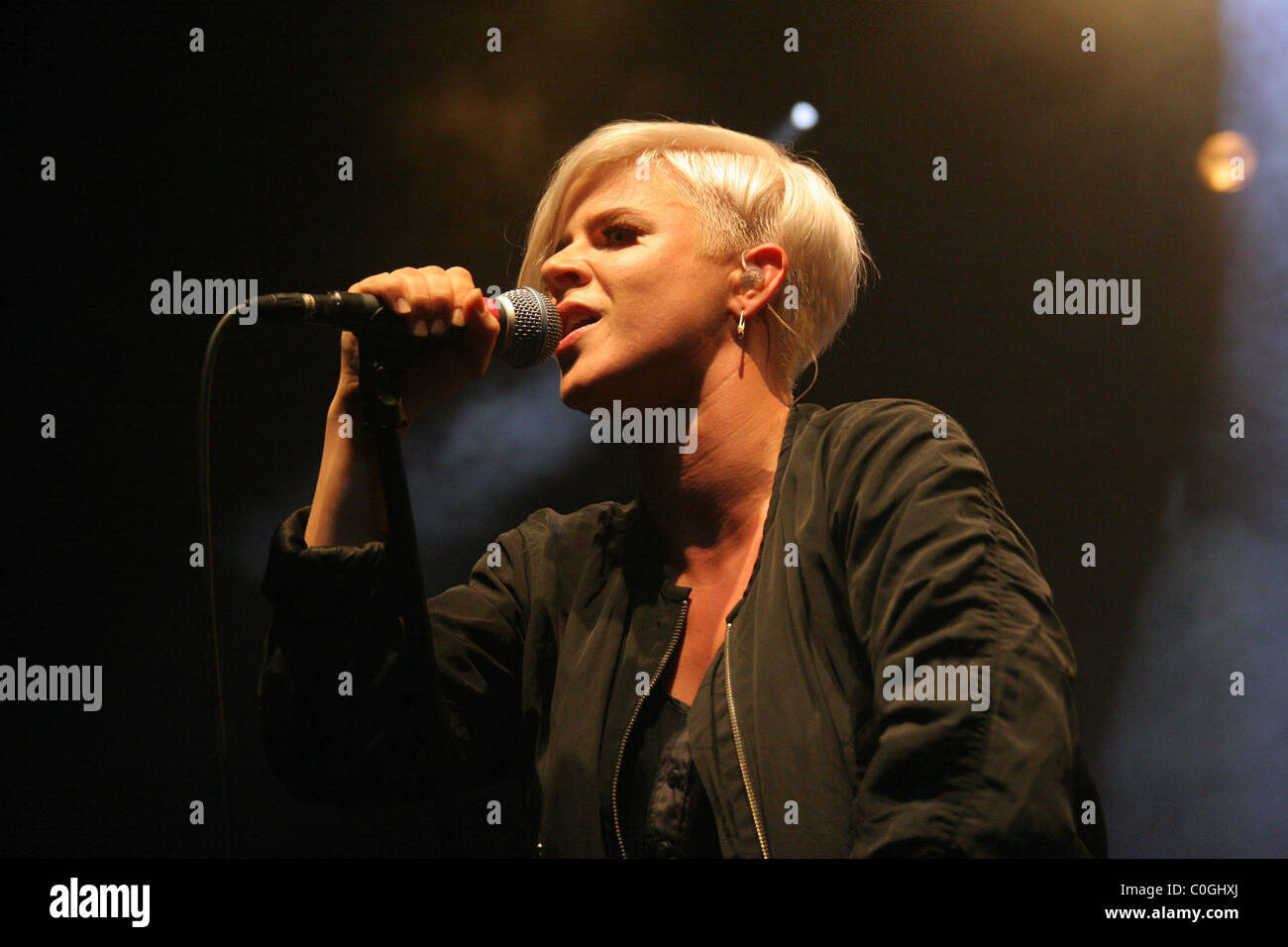 Robyn in concert at the Astoria London, England - 08.06.08 Stock Photo ...