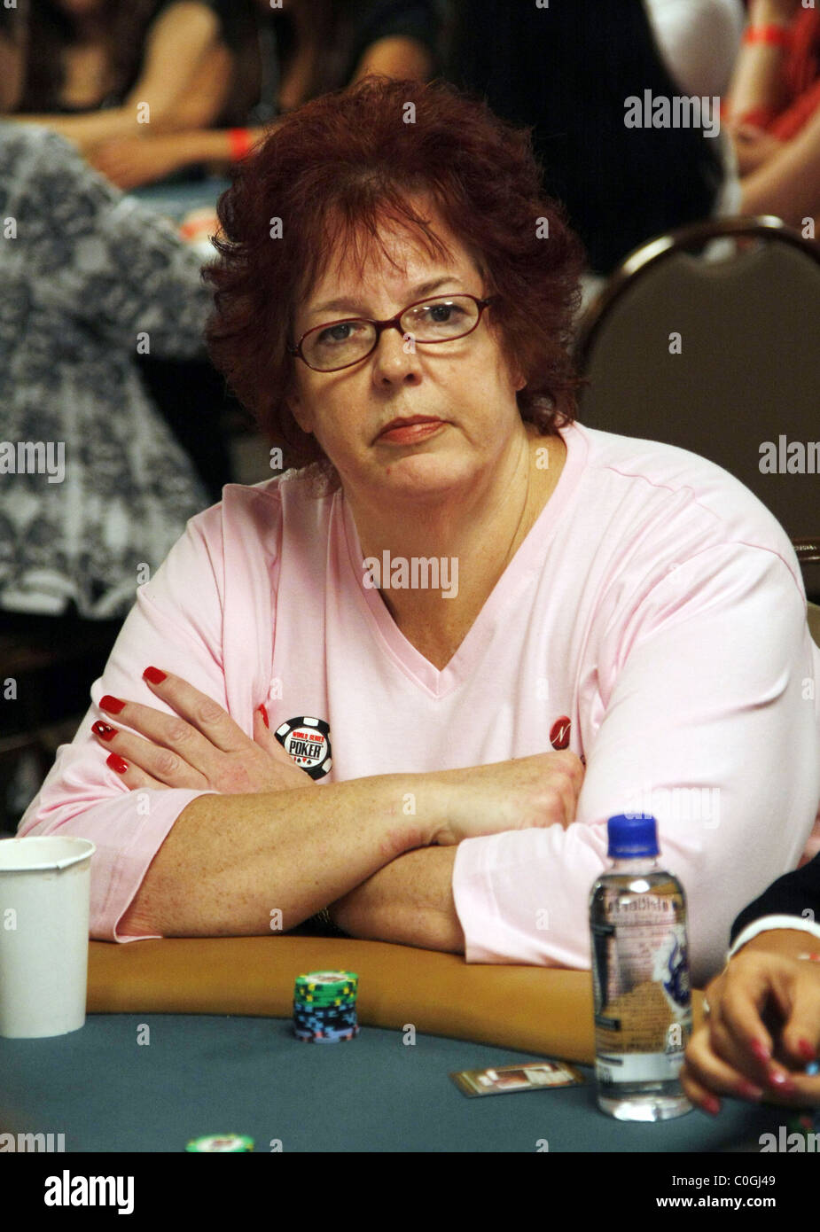 Linda Johnson The Queen of Hearts Team participates in the 2008 WSOP ...